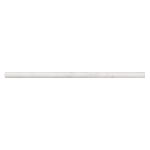 Bianco Bello Marble Premium 9/16" x 12" x 3/4" Pencil Liner - Polished ...